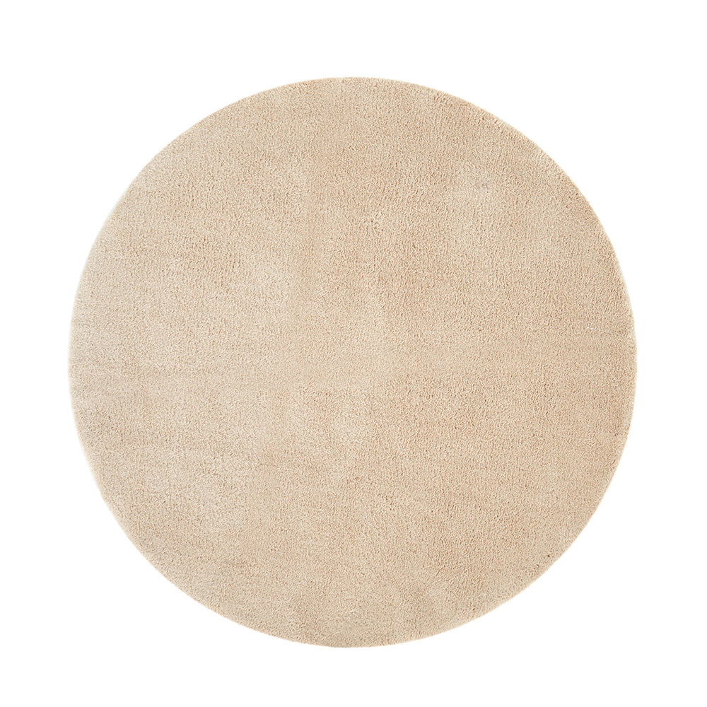Cloud Beige Round Washable Rug – Rug Culture