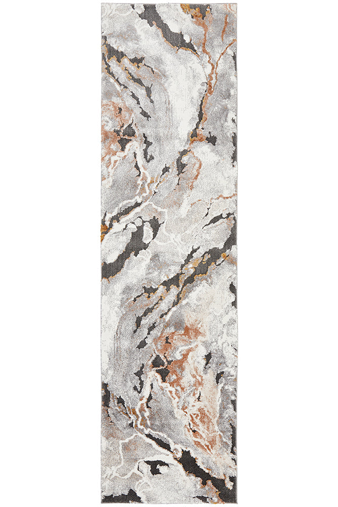 Mineral 222 Rust Runner Rug – Rug Culture