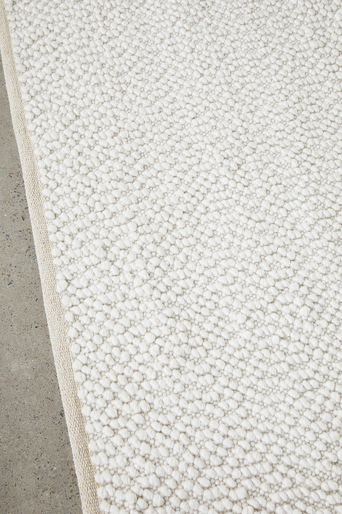 Boucle White Rug – Rug Culture